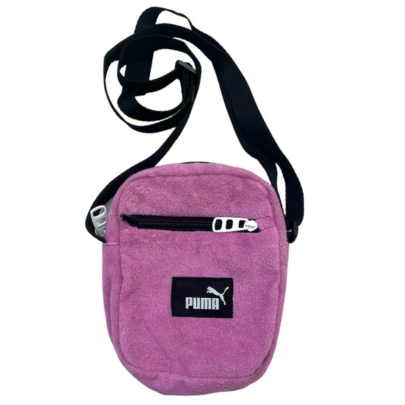 Puma | Bags | Puma Purple Pink Terry Rhythm 2 Ports Crossbody Bag ...